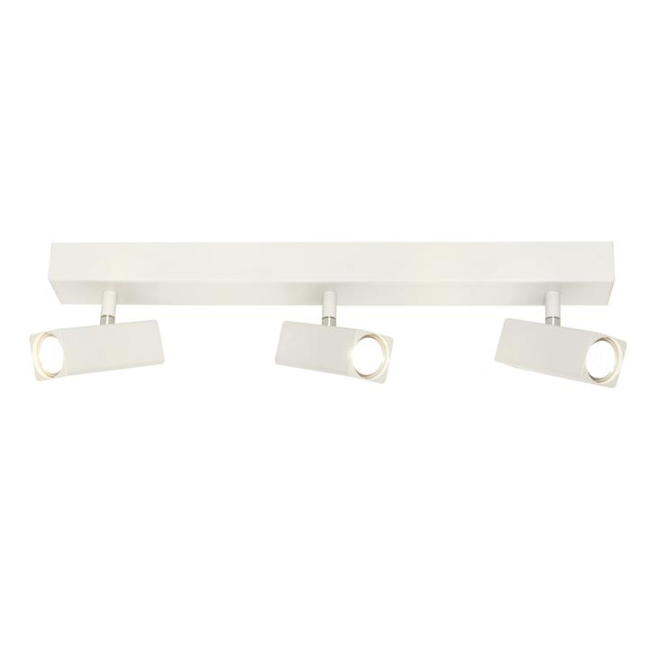 Artemis Commercial Grade Metal Bar Spotlight, 3 Light, White by Cougar ...