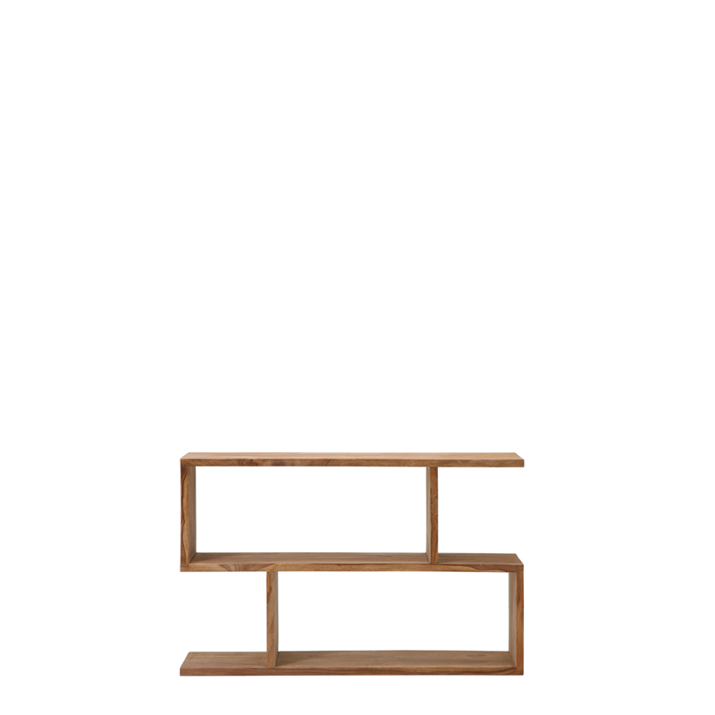Kote Zig Zag Shelf 120 x 30 x 75cm in Rosewood by OZ Design - Style ...