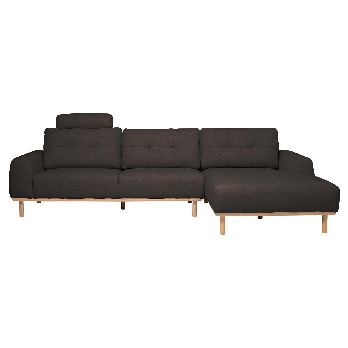 Stratton 3 Seater Sofa + Chaise RHF in Cloud Storm by OZ Design - Style ...