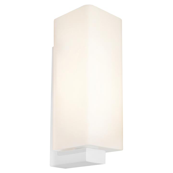 Ramon Glass Wall Light, White by Cougar Lighting - Style Sourcebook