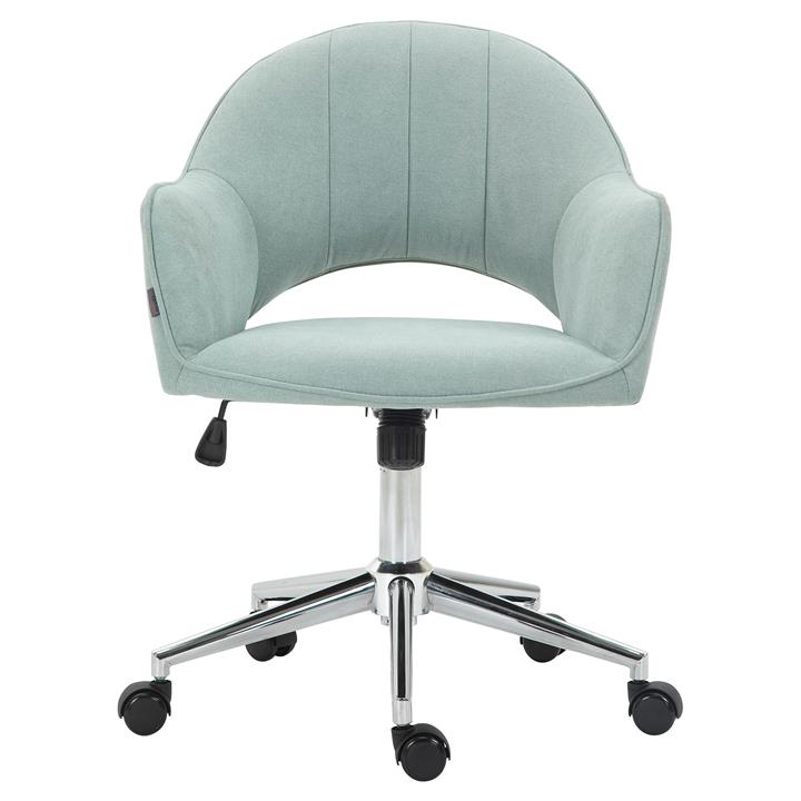 Tulip Fabric Office Chair, Seafoam by Emporium Oggetti - Style Sourcebook
