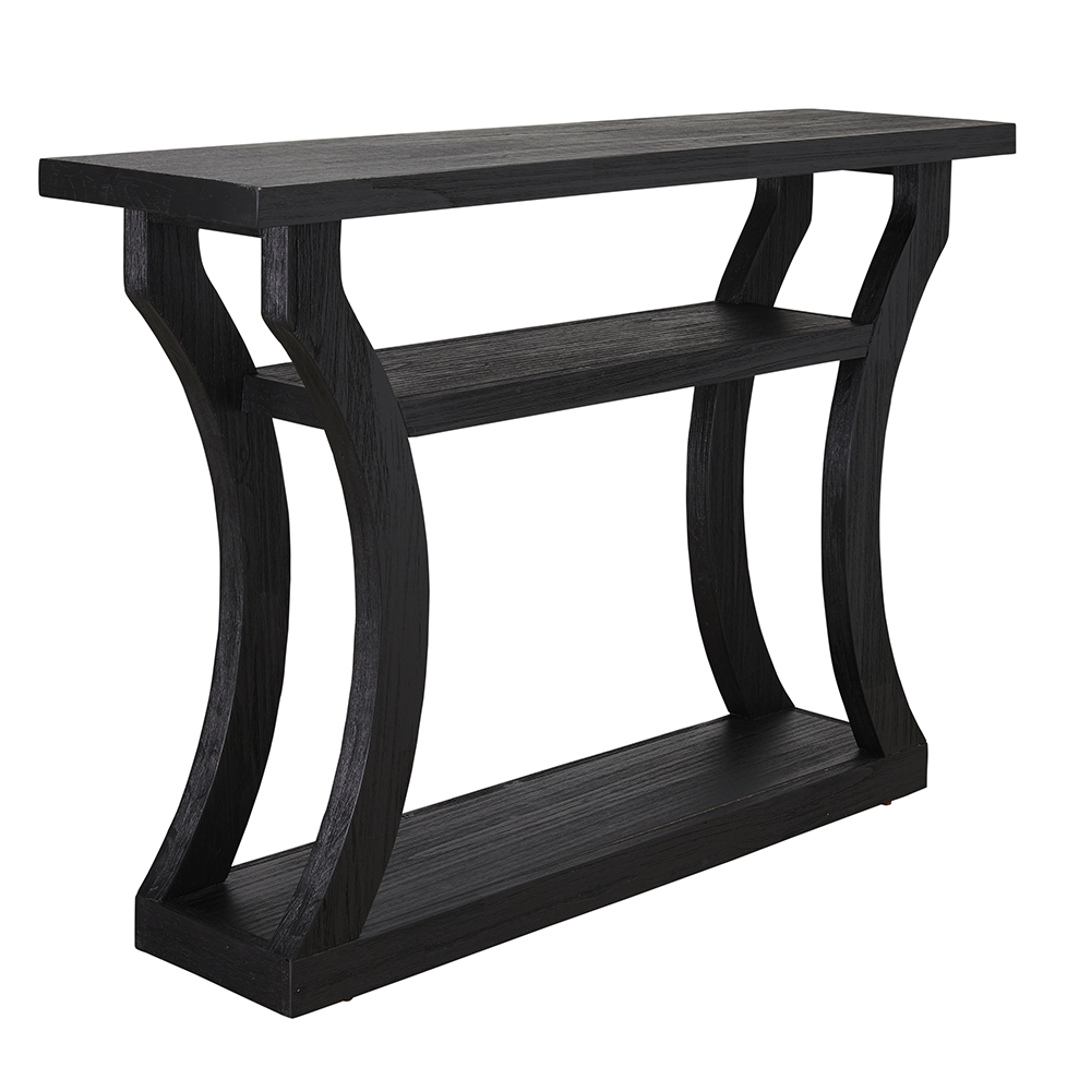 Bowen Console Table Black by James Lane - Style Sourcebook