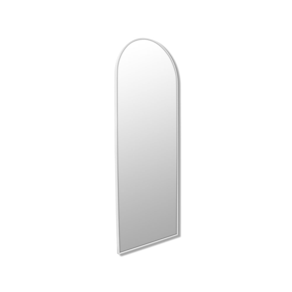 Large White Arched Metal Framed Mirror â 2 Sizes 1700mm X 600mm by Luxe ...