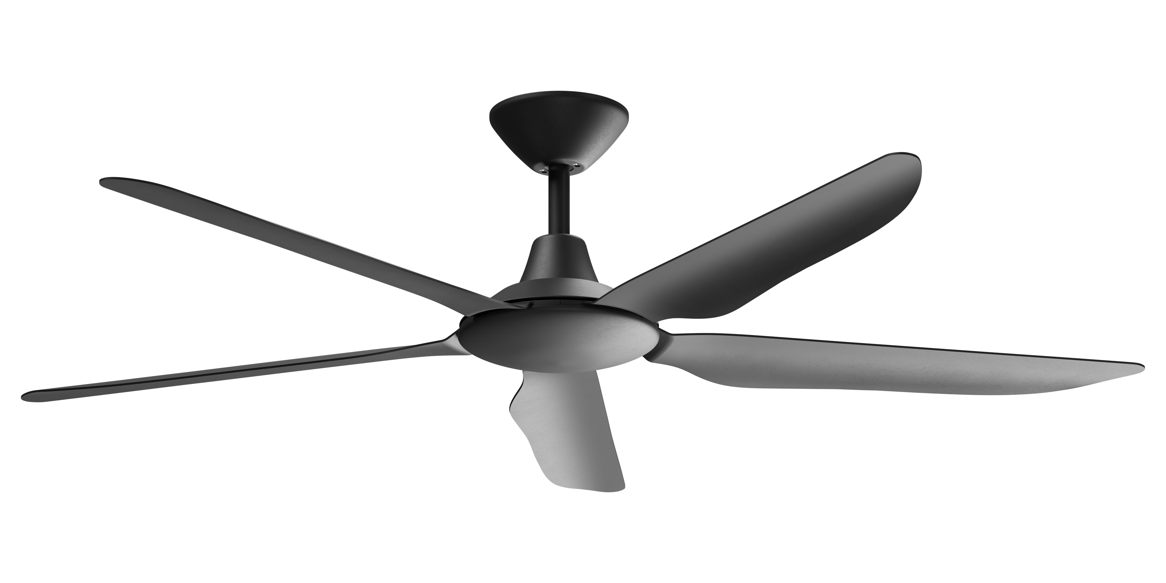 Calibo Storm 56" (1430mm) 5 Blade Indoor/Outdoor DC Ceiling Fan and ...