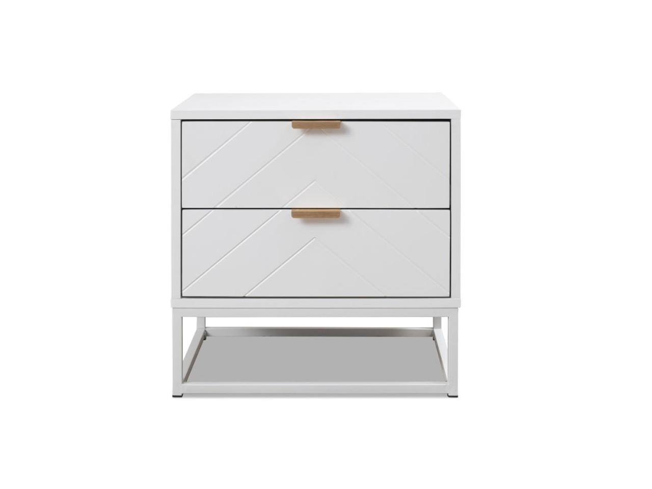 Inca Bedside Table - White by Mocka - Style Sourcebook