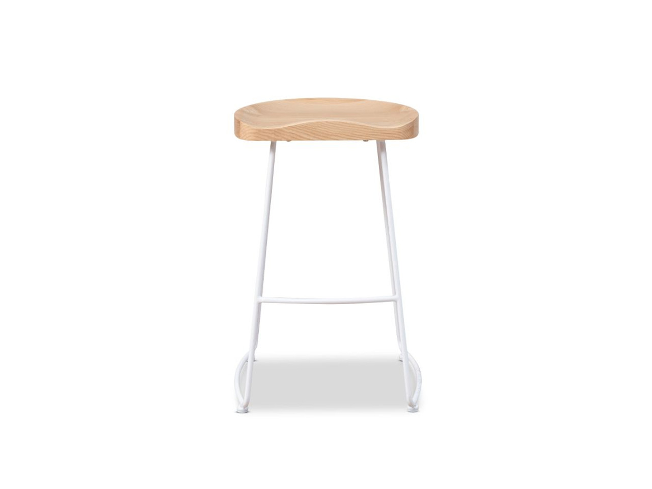 Levi Bar Stool - White by Mocka - Style Sourcebook