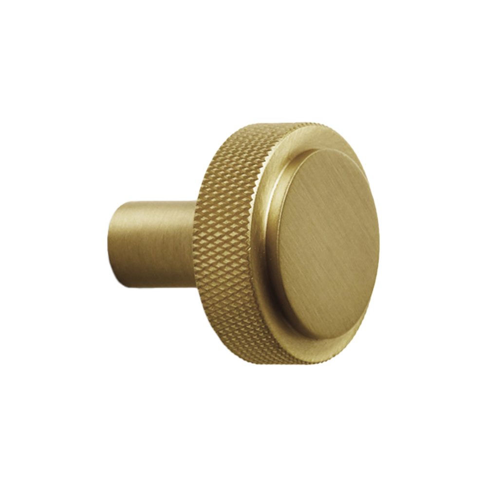 HEXI POLKA SOLID BRASS KNOB by Hardware Concepts - Style Sourcebook