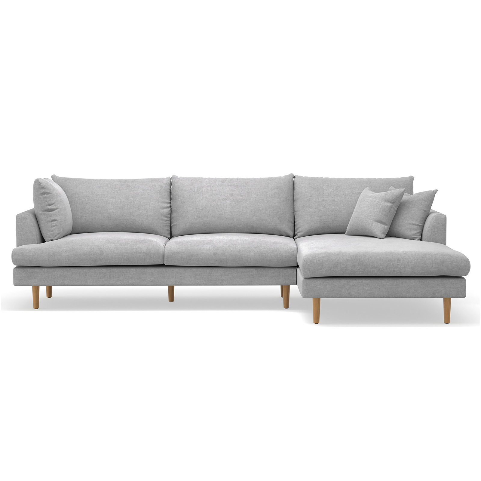 Byron Modular Sofa with Right Hand Chaise, Dove Grey by L3 Home - Style ...