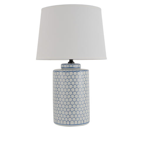 Scallop' Ceramic Table Lamp by Style My Home - Style Sourcebook
