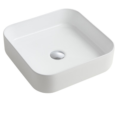 Ambition Counter Top Basin Square 400mm | Made From Vitreous China In ...