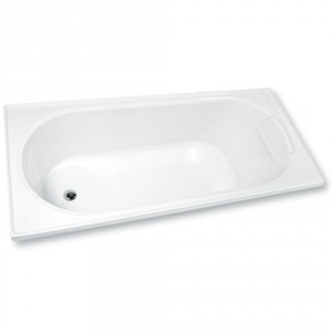 Aruba Rectangle Inset Bath 1665mm | Made From Acrylic In White By ...