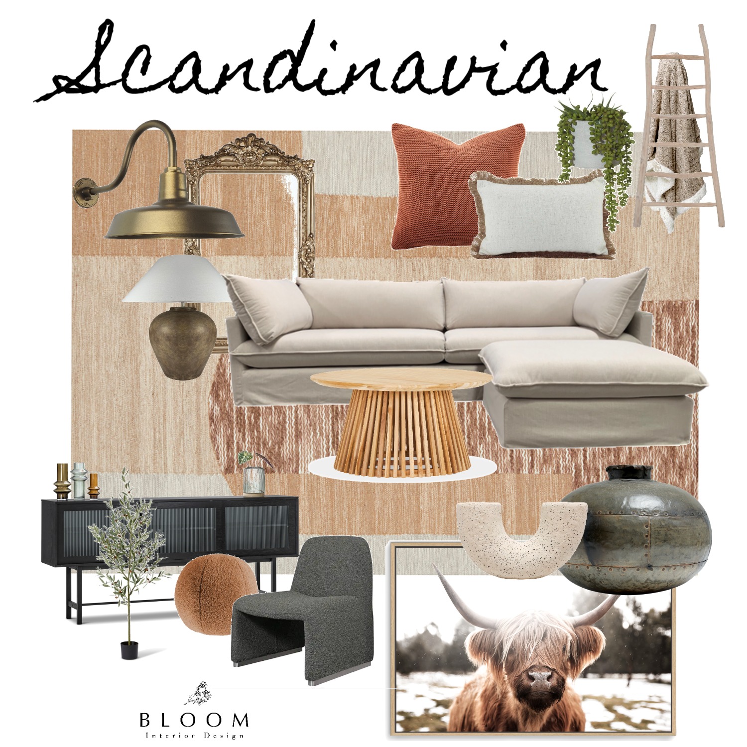 Scandinavian Bloom Interior Design Interior Design Mood Board by ...