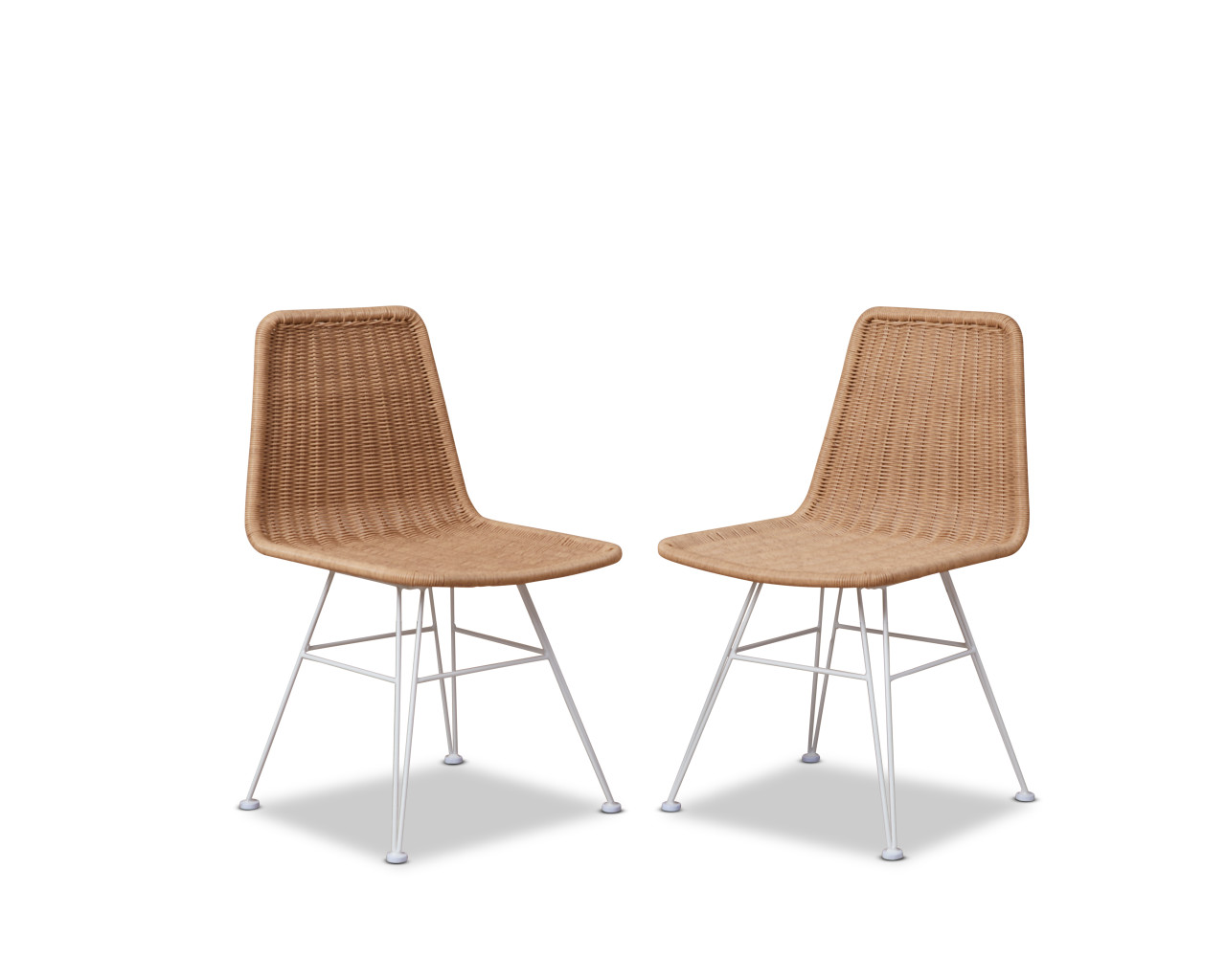 Xavier Dining Chair - Set of 2 - Natural by Mocka - Style Sourcebook