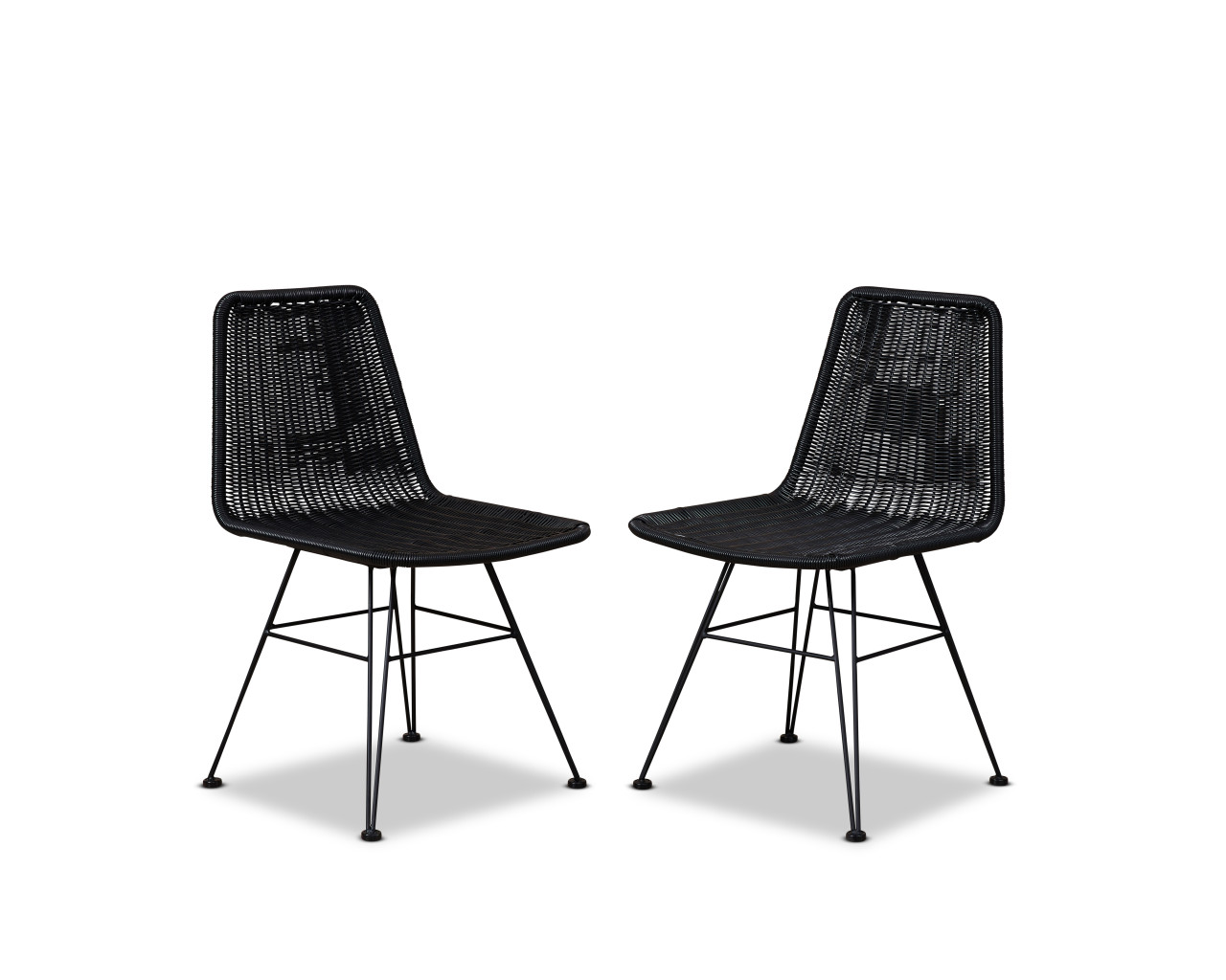 Xavier Dining Chair - Set of 2 - Black by Mocka - Style Sourcebook