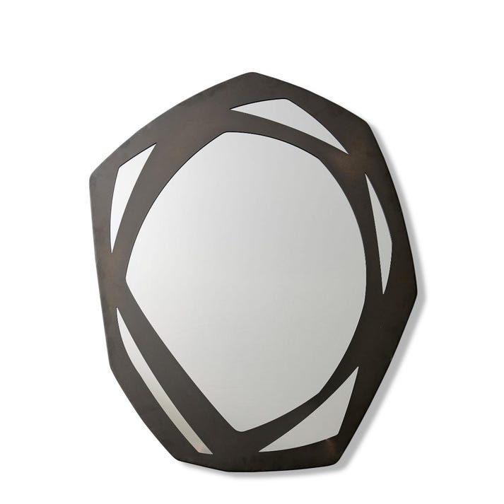 Faye Wall Mirror - 60 x 2 x 75cm by Elme Living - Style Sourcebook