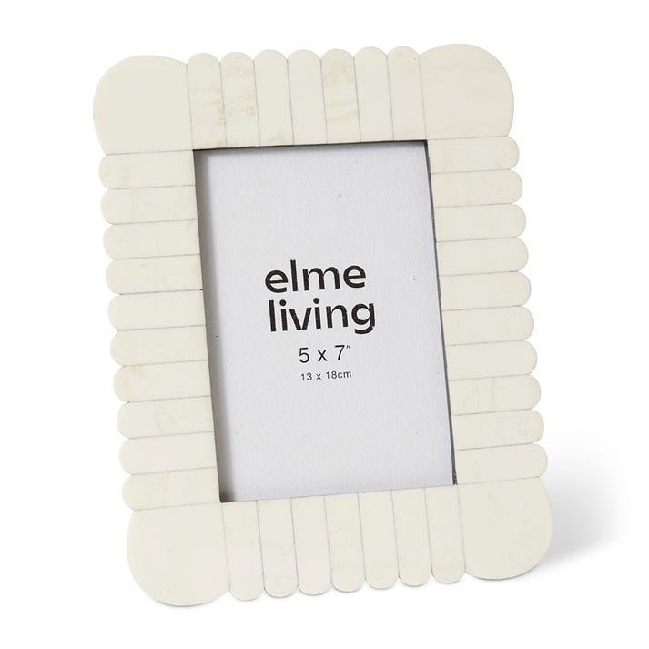 Senan 5 x 7" Photo Frame - 16 x 3 x 21cm by Elme Living - Style Sourcebook