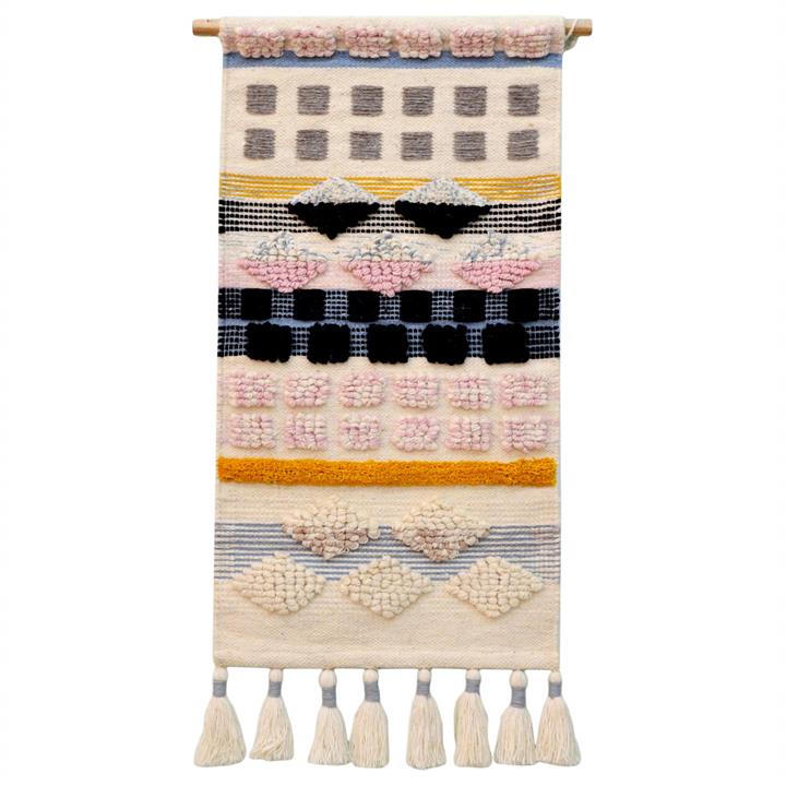 Hoole Handwoven Wool Macrame Wall Hanging by Artisan Decor - Style ...