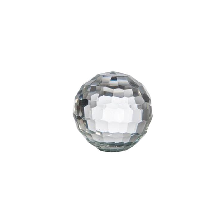 Blois Honeycomb Cut Glass Decor Ball, Medium, Clear by Provencal ...