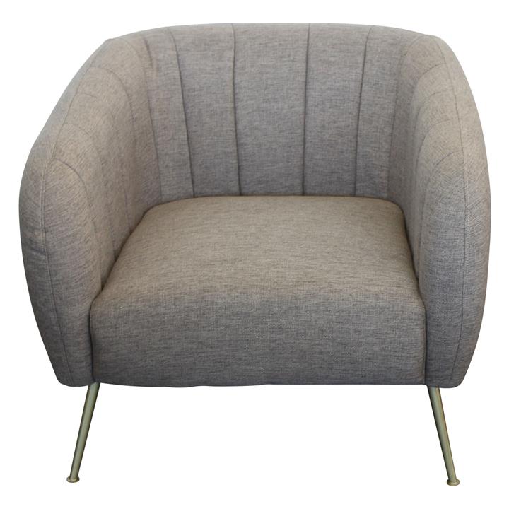 Cecil Fabric Tub Chair, Mink by Brighton Home - Style Sourcebook