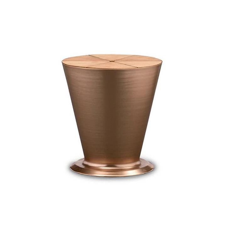 Indosoul Chilly Bin with Teak Lid, Bronze by Indosoul - Style Sourcebook