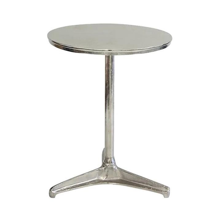 Hudson Aluminium Round Side Table by Provencal Treasures - Style Sourcebook