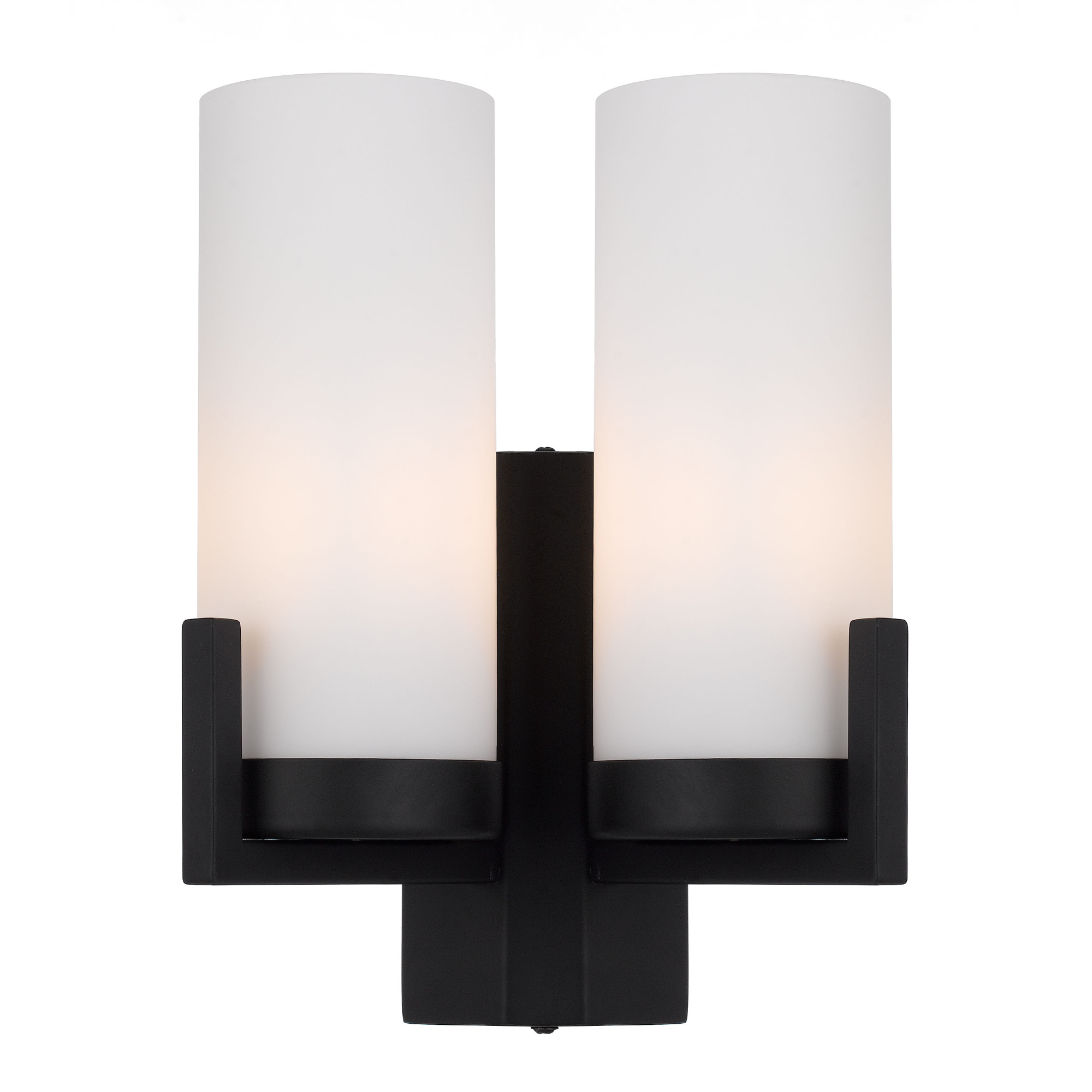 Telbix Eamon 2 Wall Light (E14) Black by Telbix - Style Sourcebook