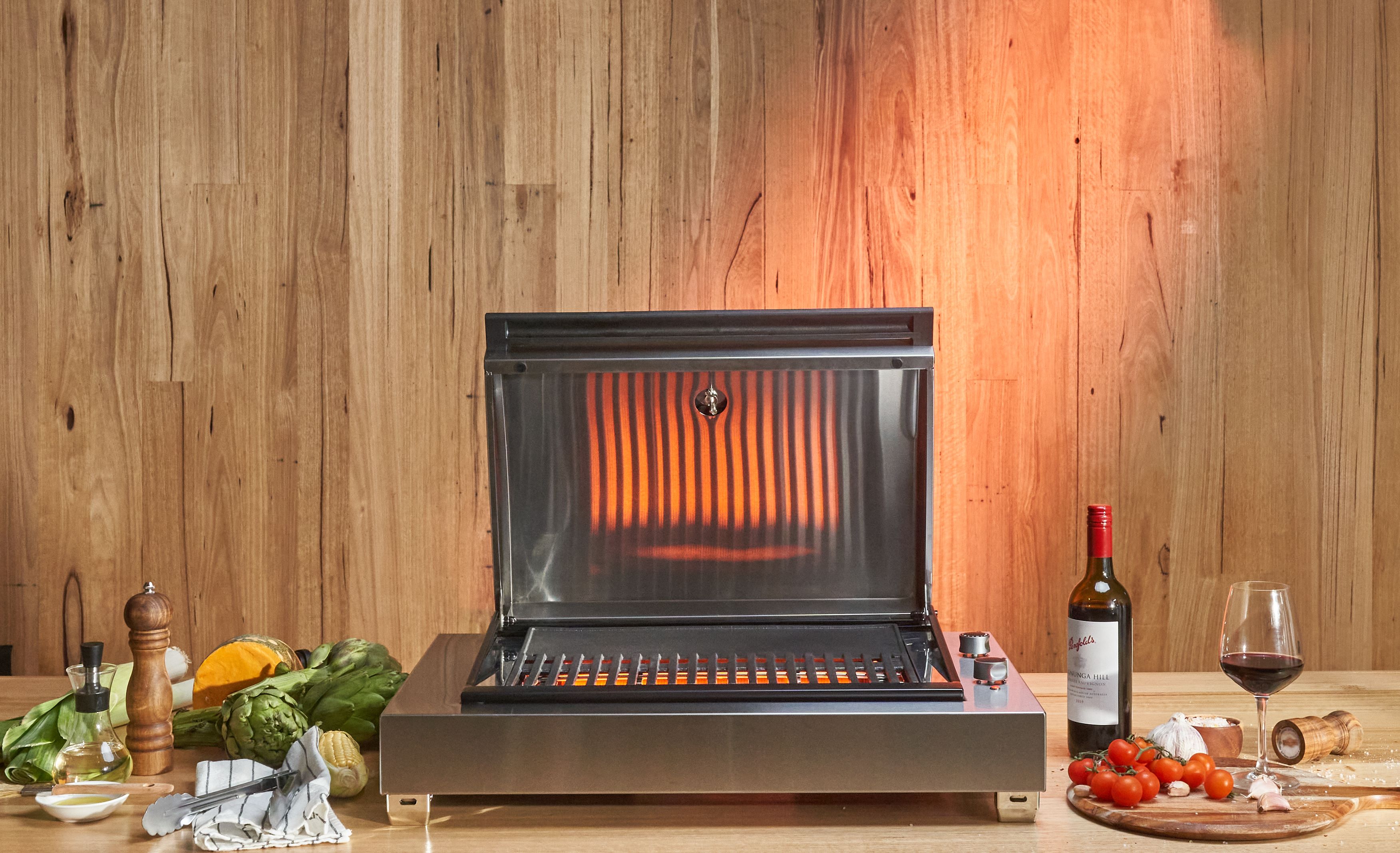 CROSSRAY Portable Electric BBQ high lid by CROSSRAY - Style Sourcebook