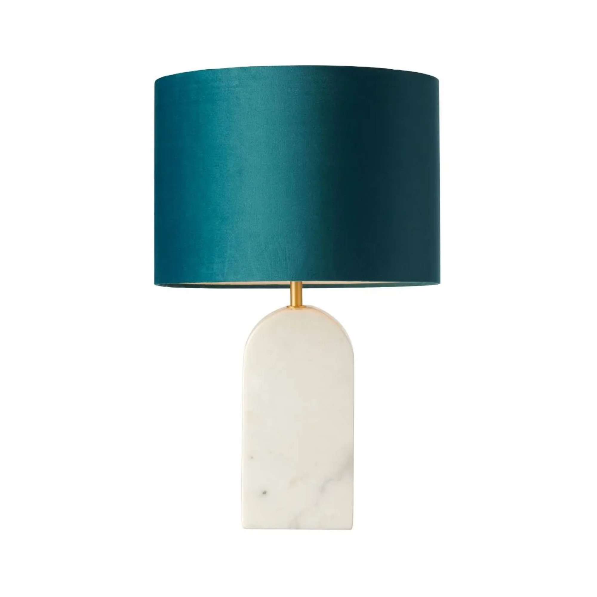 Mayfield Denby Marble Table Lamp (E27) Blue Velvet by Mayfield - Style ...