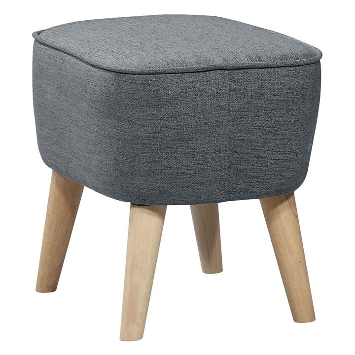Fiesta Commercial Grade Fabric Foot Stool, Slate by Brighton Home ...