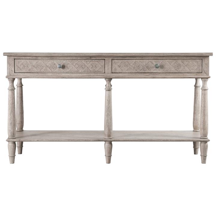 Lesi Mindi Wood 2 Drawer Console Table, 150cm by Franklin Higgins ...
