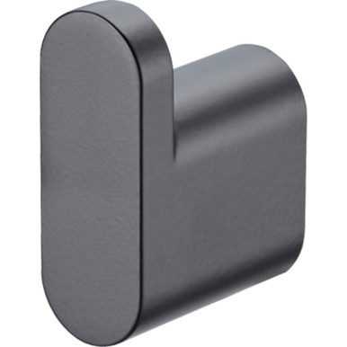 Madrid Robe Hook Matte | Made From Zinc/Alloy In Black By Oliveri by ...
