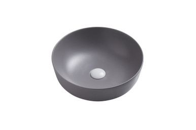 Basin Naples Above Counter Round Basin 415mm X 135mm Matte | Made From ...