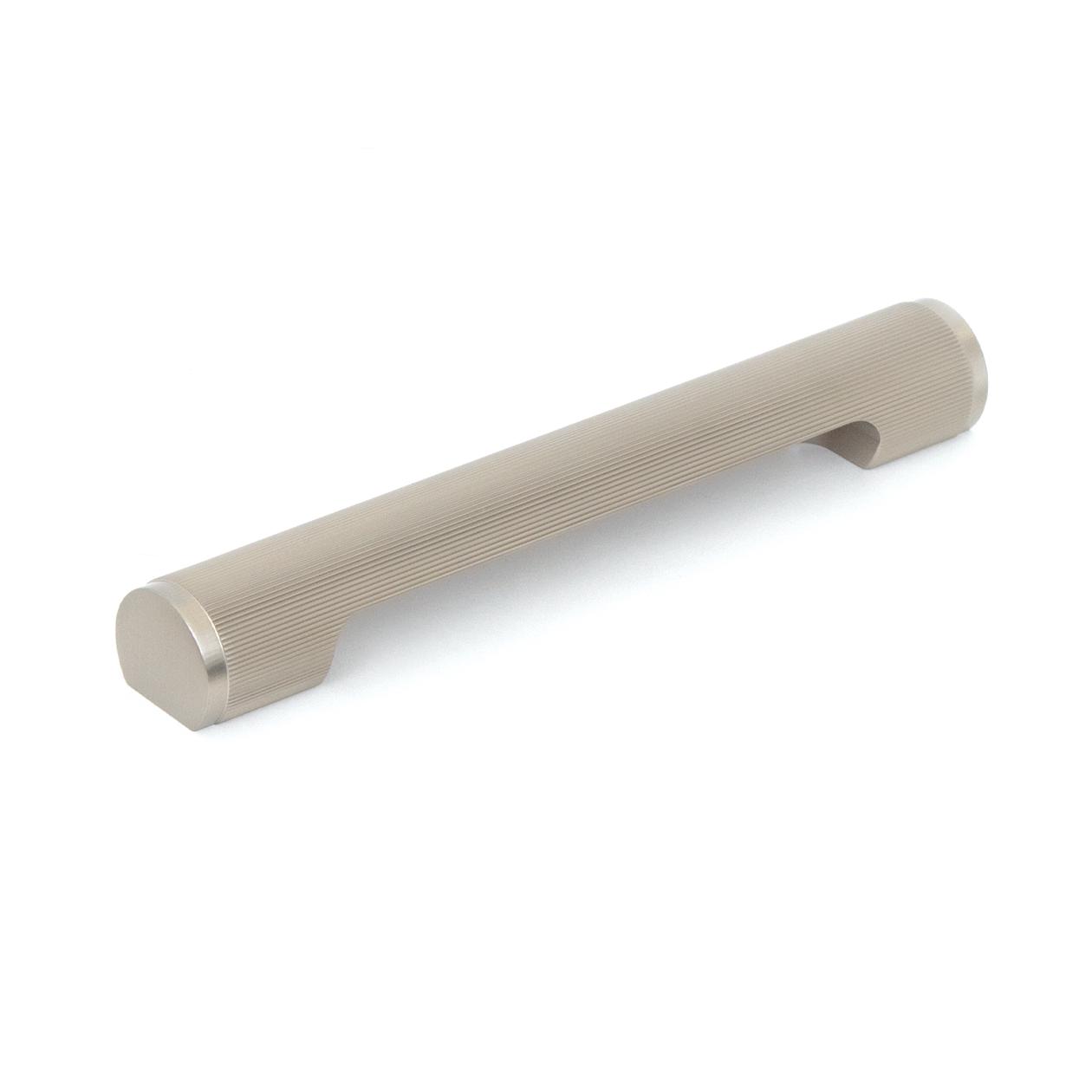 Momo Manhattan Solid Brass Pull Handle 160mm In Dull Brushed Nickel by ...