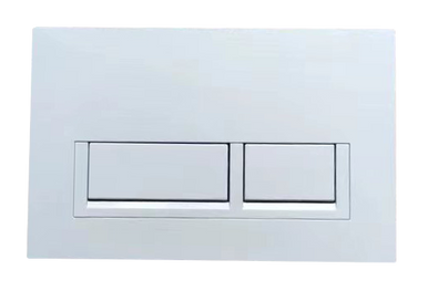 Wall Dual Flush Button Square Gloss | Made From ABS In White/Gloss ...