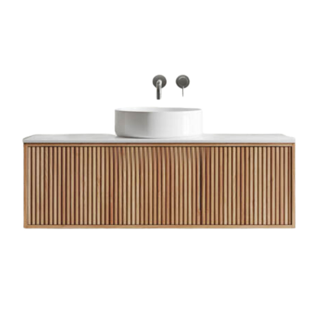 Ingrain Grooved Wall Hung Vanity by Ingrain - Style Sourcebook