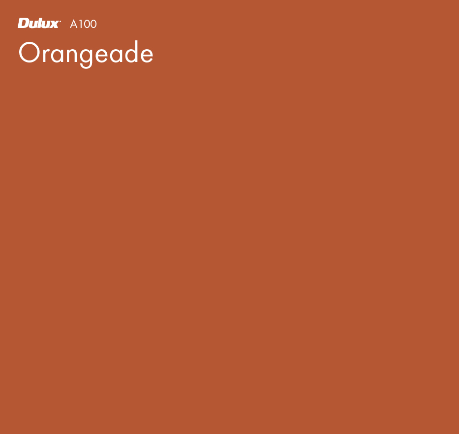 Orangeade by Dulux - Style Sourcebook