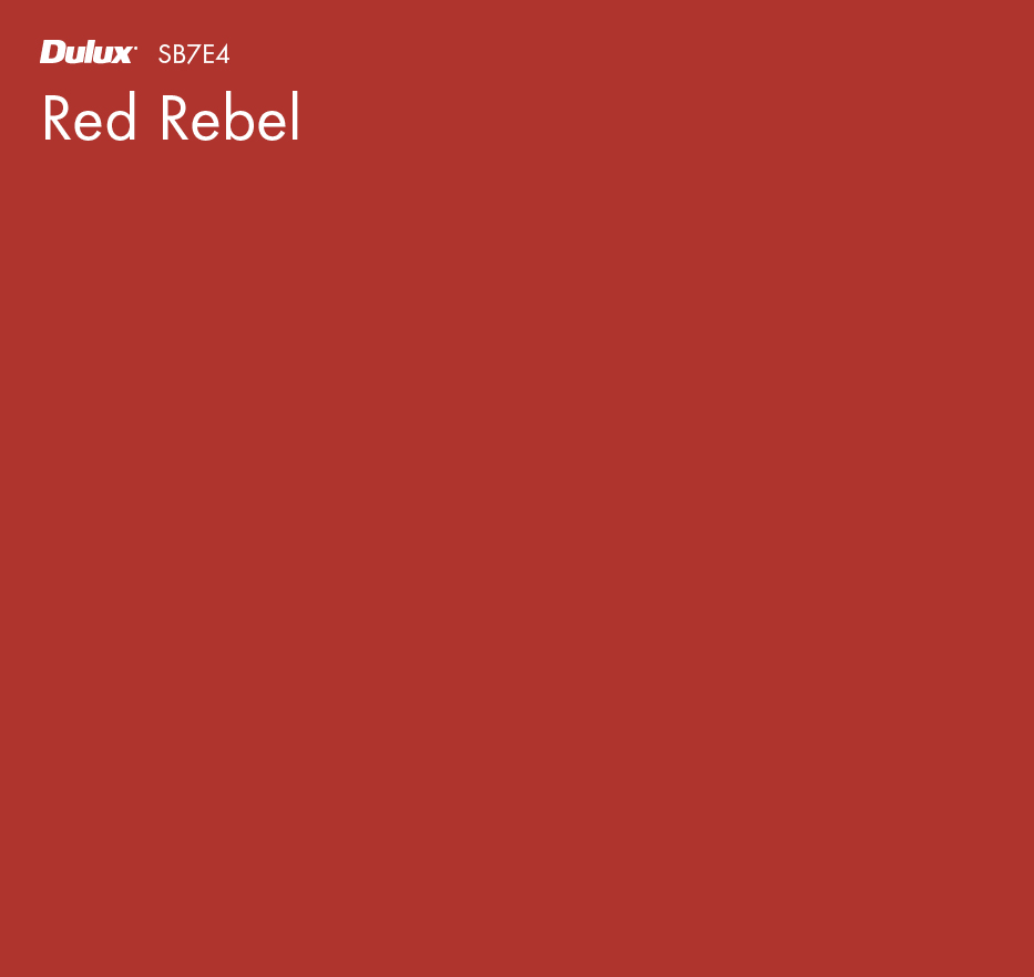 Red Rebel by Dulux - Style Sourcebook