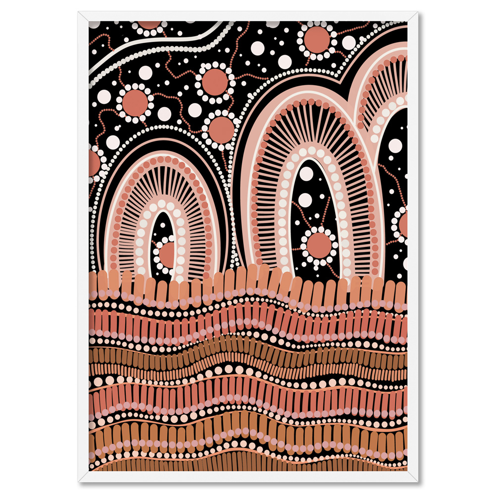 Windha Wiyala Night Sky I - Art Print by Leah Cummins by Print and ...