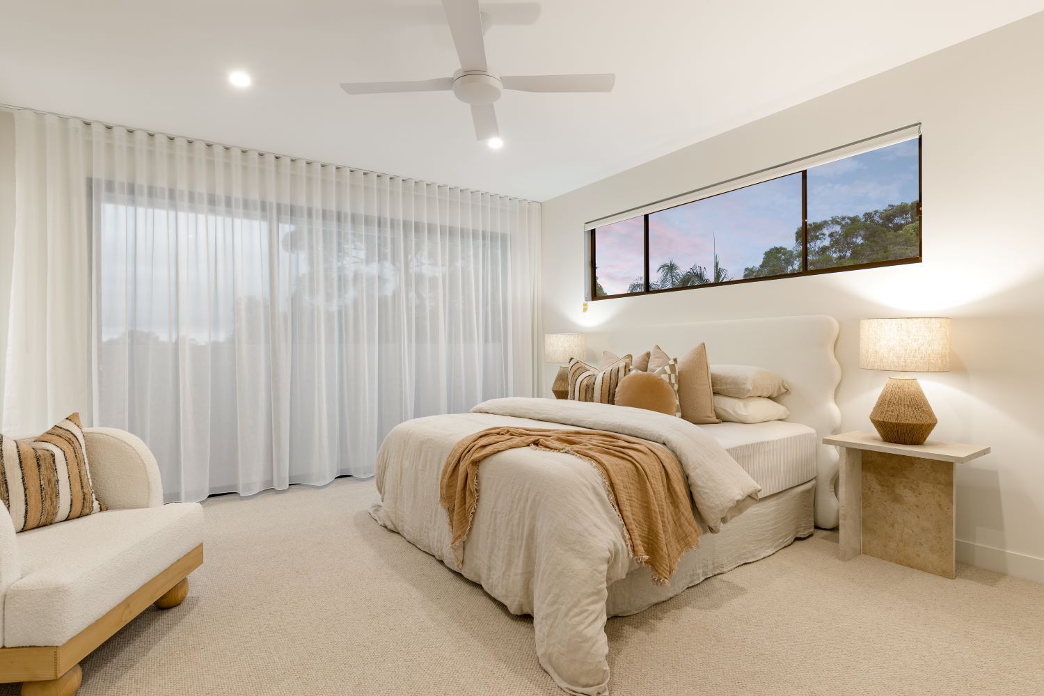 Bedroom Sheer Curtain Ideas - Style Sourcebook