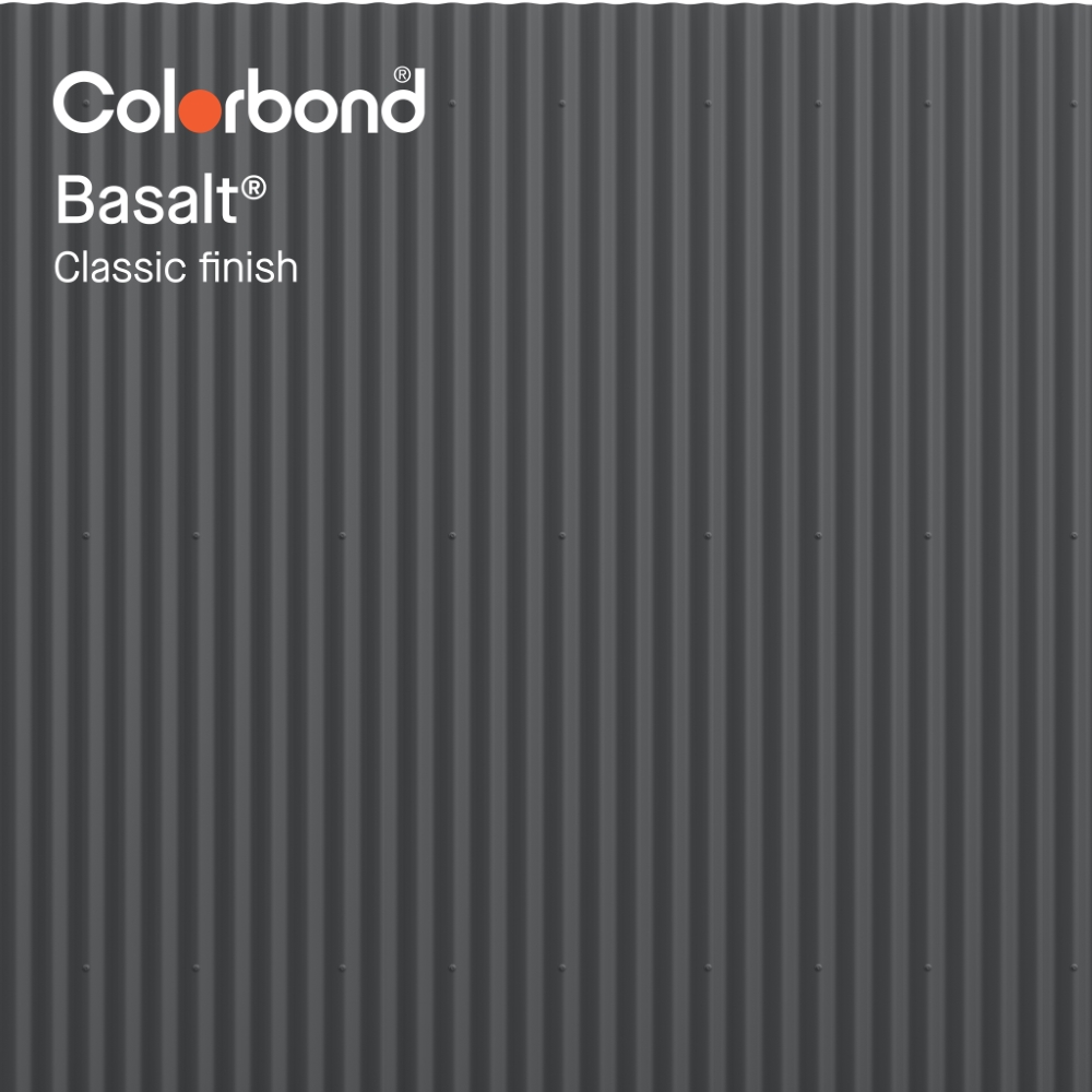 Basalt® (Classic Finish - Corrugated Profile) by COLORBOND® steel ...