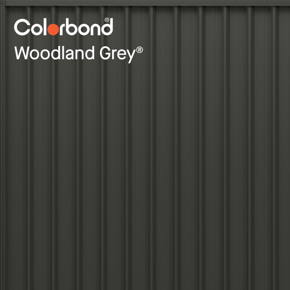 Woodland Grey® (Classic Finish - Fencing Range) by COLORBOND® steel ...
