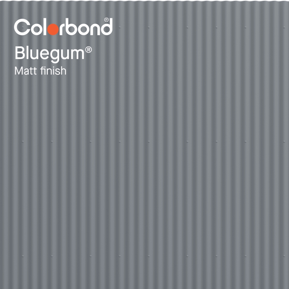 Bluegum® (Matt Finish - Corrugated Profile) by COLORBOND® steel - Style ...