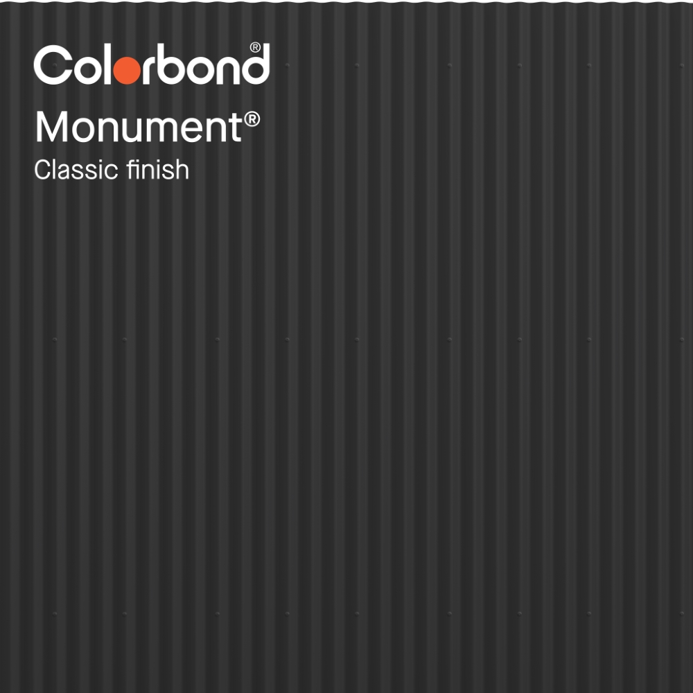 Monument® (Classic Finish - Corrugated Profile) by COLORBOND® steel ...