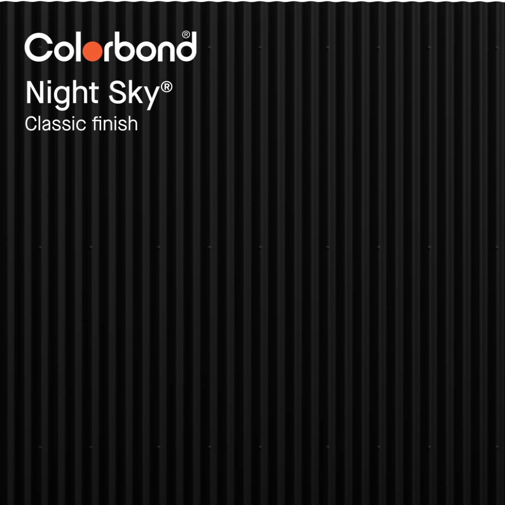 Night Sky® (Classic Finish - Corrugated Profile) by COLORBOND® steel ...
