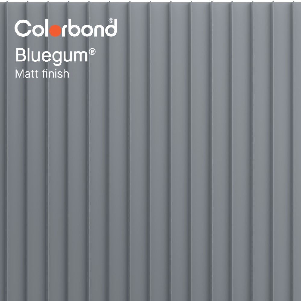 Bluegum® (Matt Finish - Standing Seam Profile) by COLORBOND® steel ...