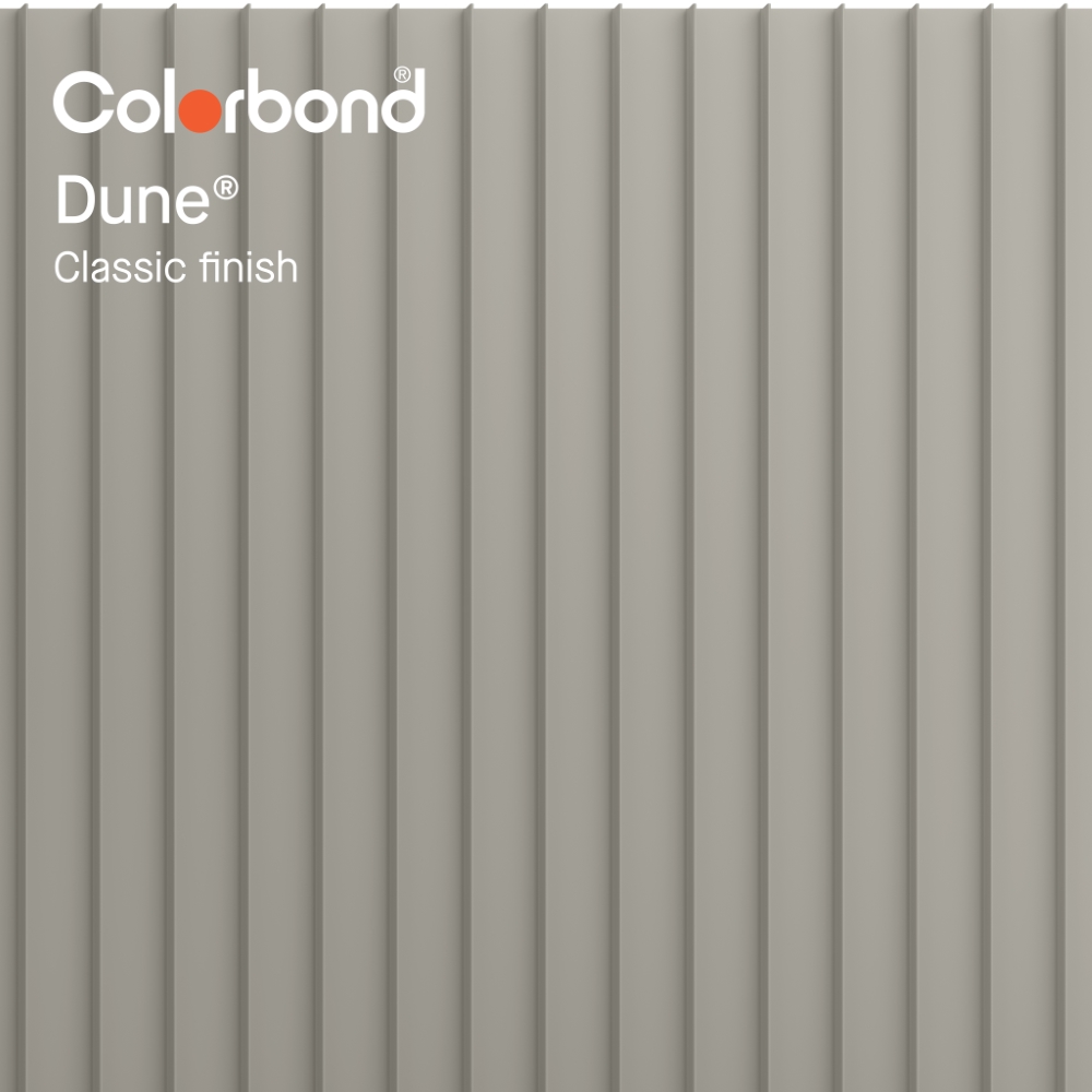 Dune® (Classic Finish - Standing Seam Profile) by COLORBOND® steel ...