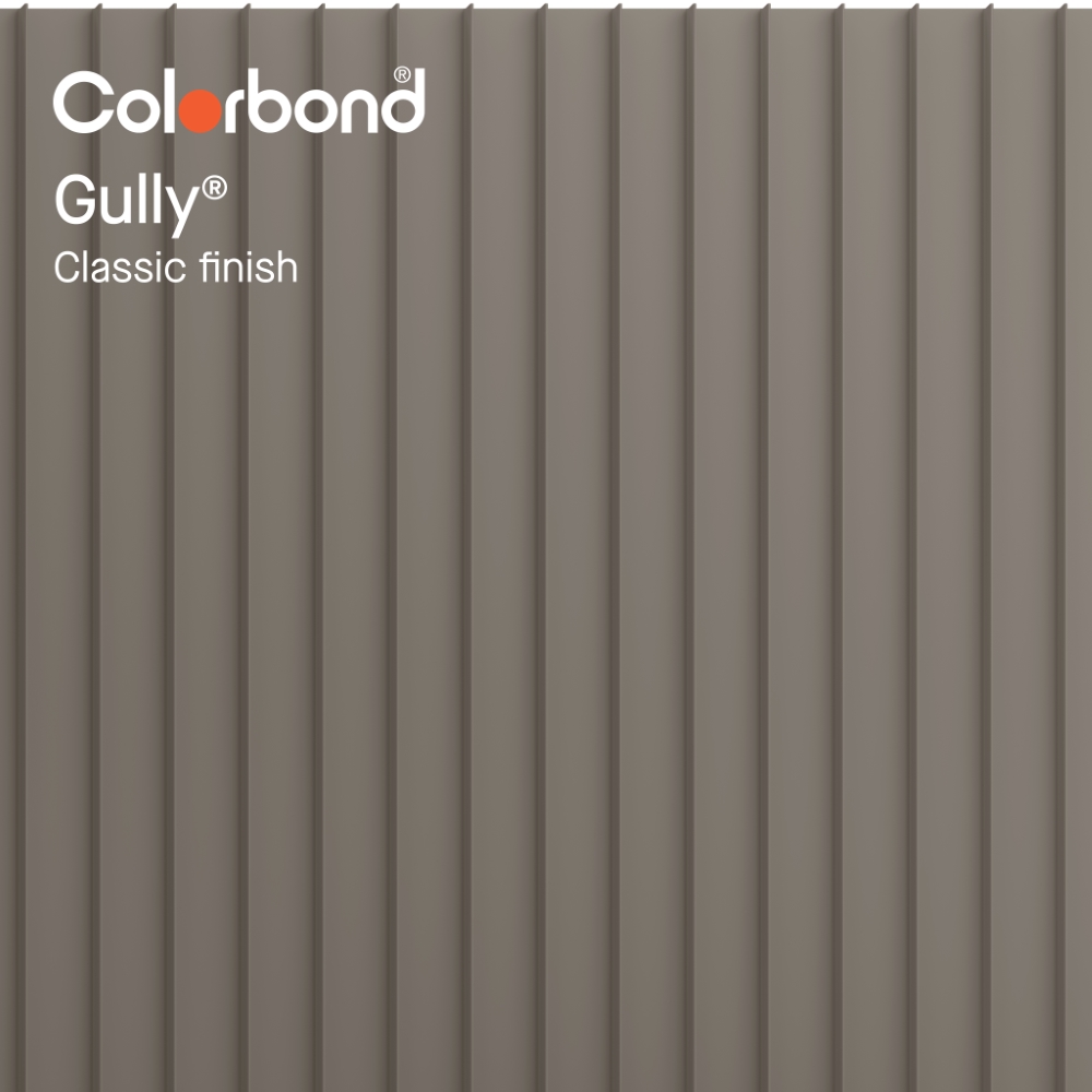 Gully® (Classic Finish - Standing Seam Profile) by COLORBOND® steel ...