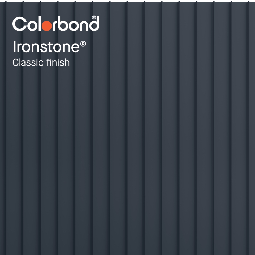 Ironstone® (Classic Finish - Standing Seam Profile) by COLORBOND® steel ...