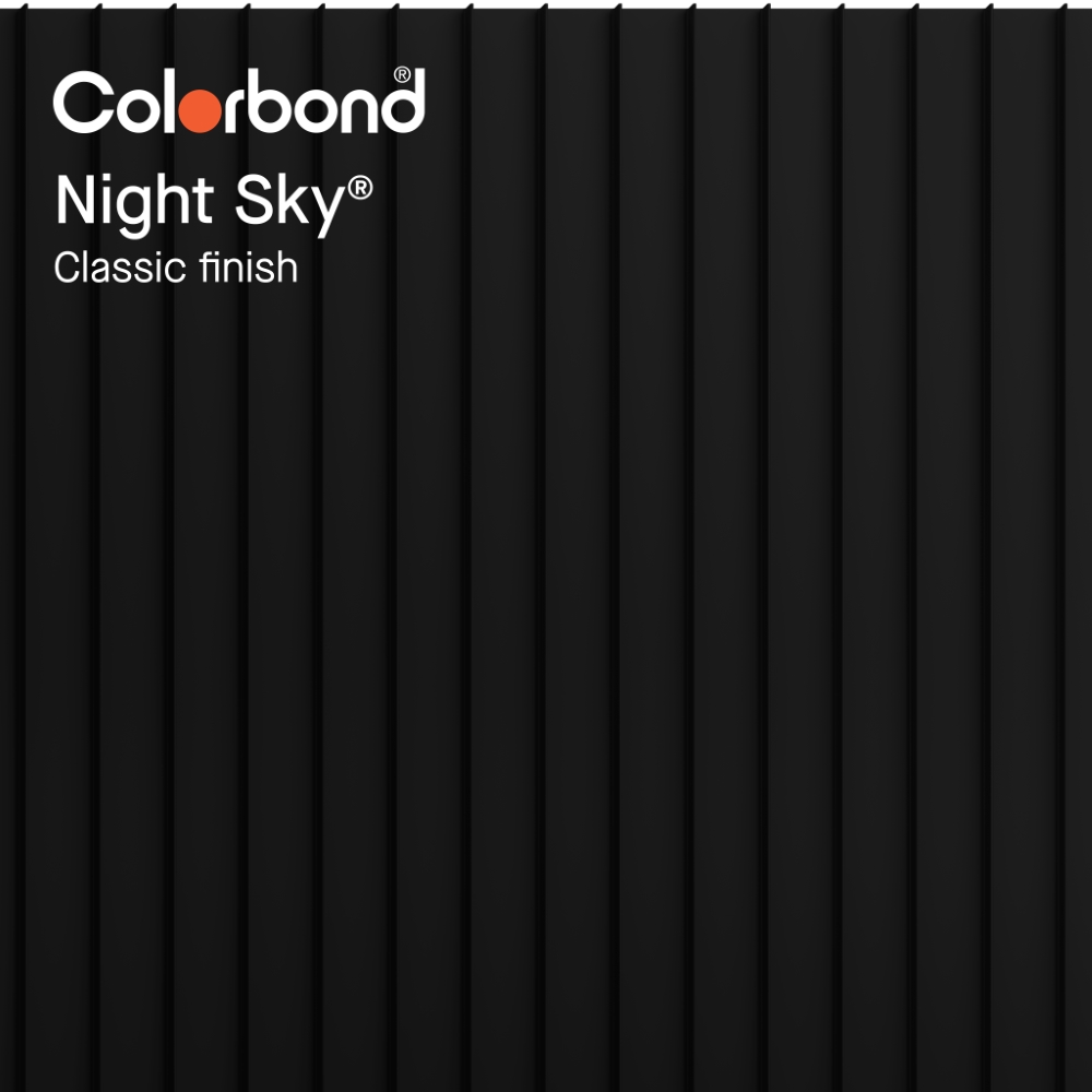 Night Sky® (Classic Finish - Standing Seam Profile) by COLORBOND® steel ...