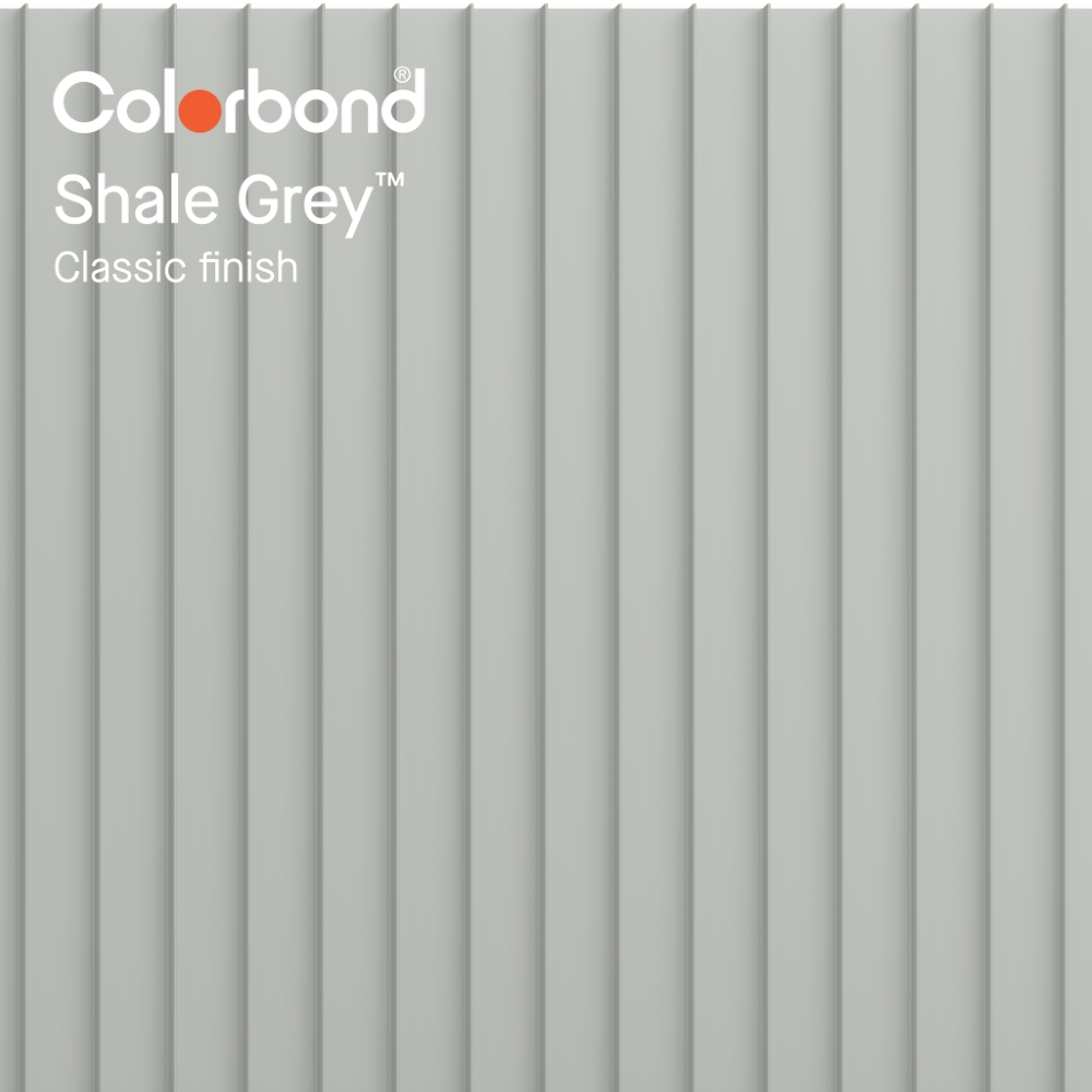 Shale Grey™ (Classic Finish - Standing Seam Profile) by COLORBOND ...